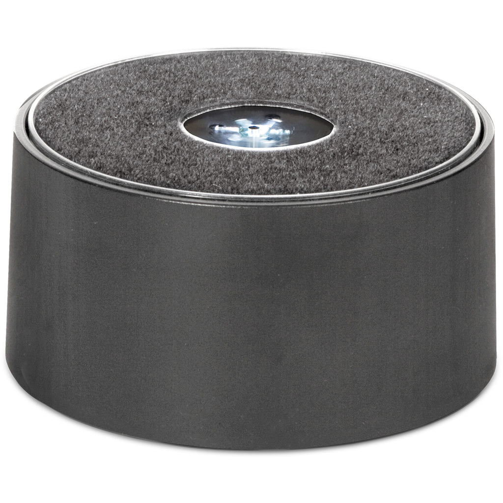 3" Gray Flocked-LED Illuminated Turntable Turntable Display with 120V ...